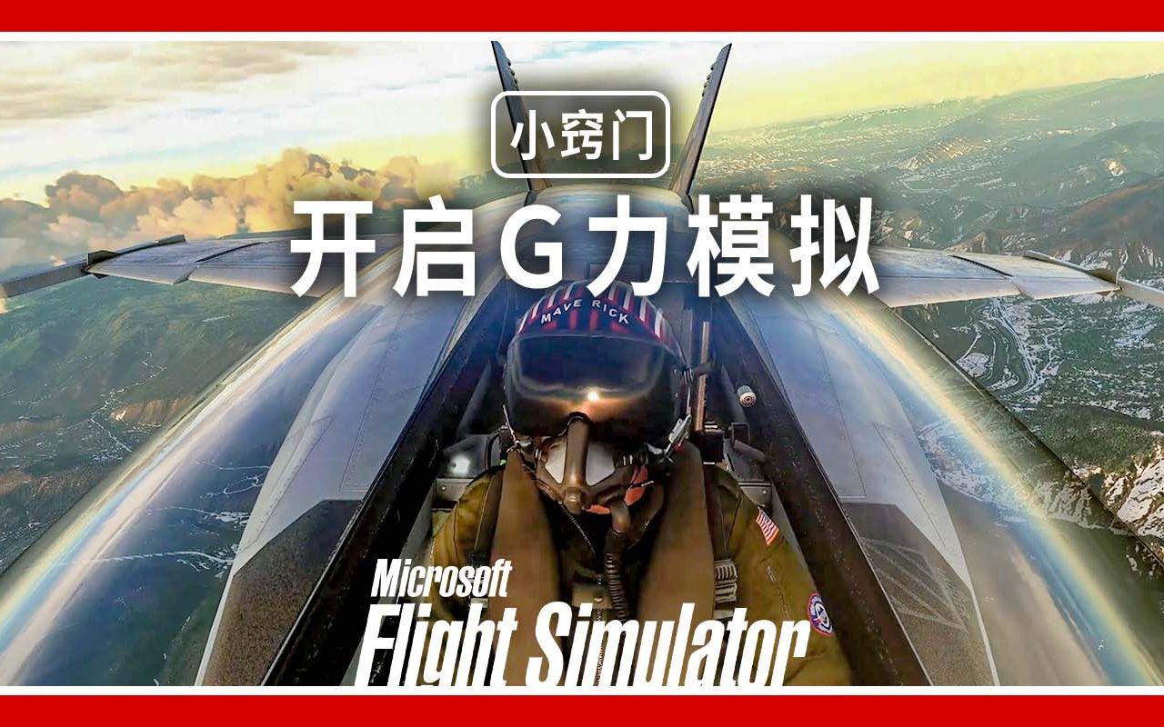 【微软模拟飞行】如何开启黑视红视(G力模拟)