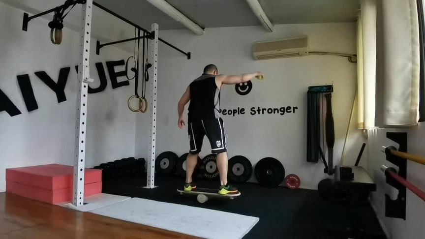 木制平衡板,平衡训练器,核心训练,#平衡板