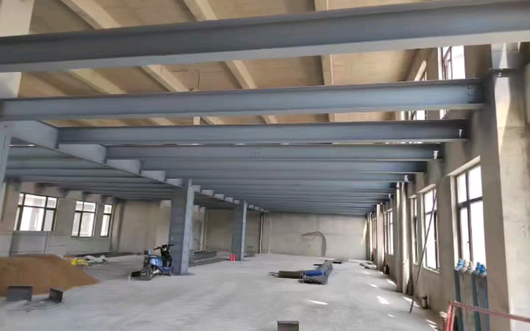 建业钢结构【隔层加建】钢结构隔层搭建施工