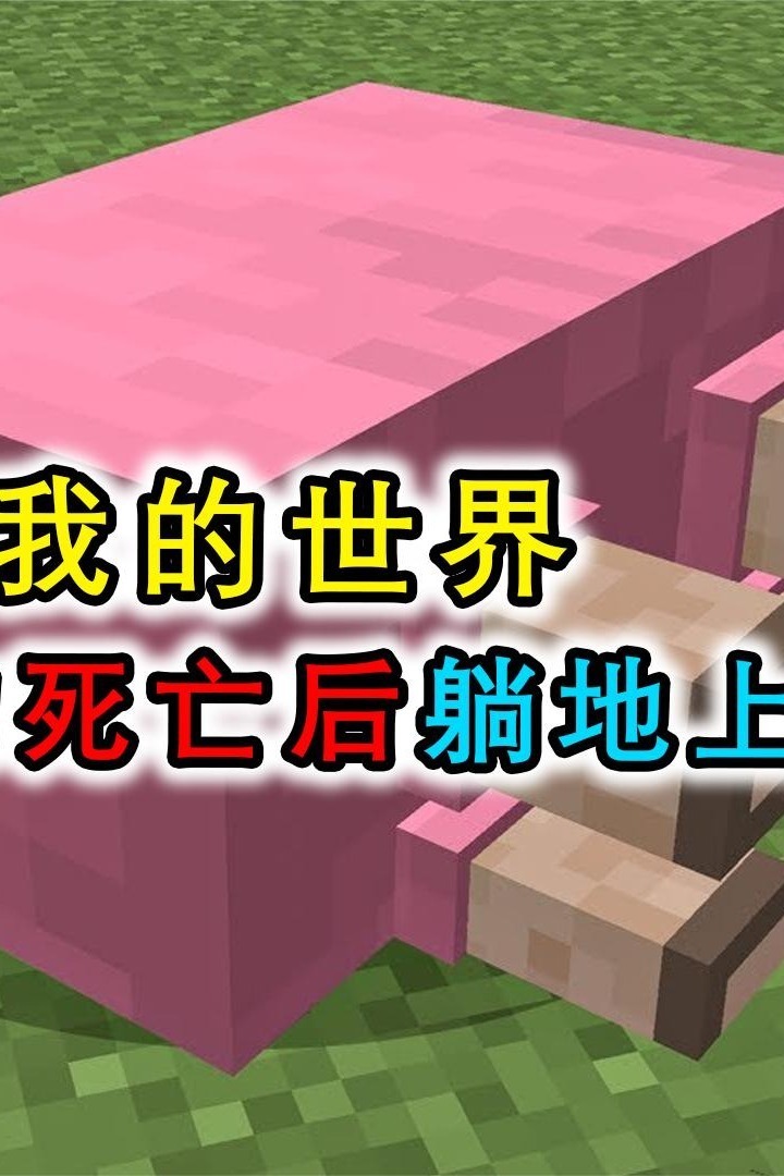 我的世界:生物死亡直接躺地上?跟现实中一样,能定位自己位置!