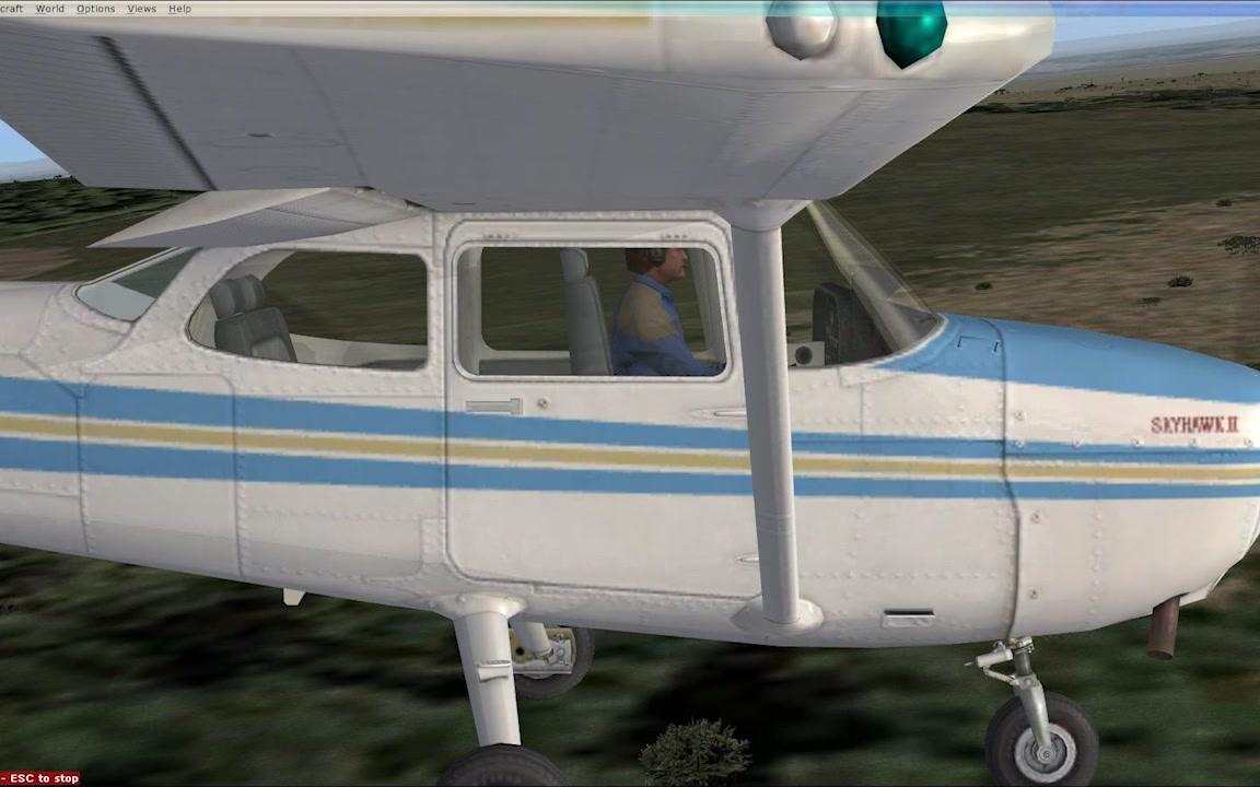 模拟飞行FSX塞斯纳着陆讲解