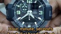 卡西欧 G-Shock 时间设置 GA-1000 机芯 5302 时间调节 手表维修