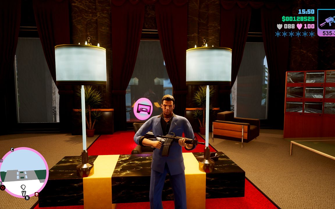GTA三部曲重制版:罪恶都市-D点任务攻略-夺取豪宅(我有大房子啦!)