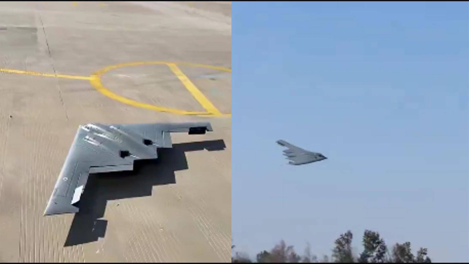 隐身轰炸机落地中国?中国大爷自制B-2航模,完美模拟幽灵身姿