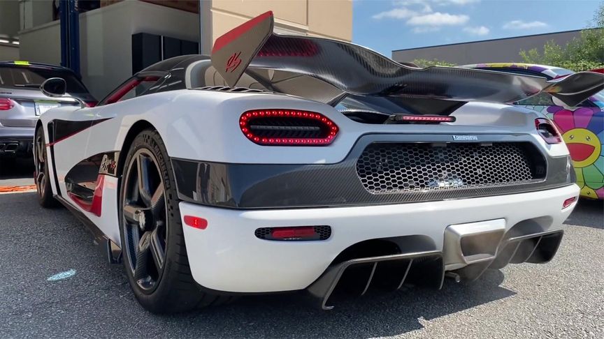 柯尼塞格Agera RS到货,近距离感受下,什么叫做霸气!