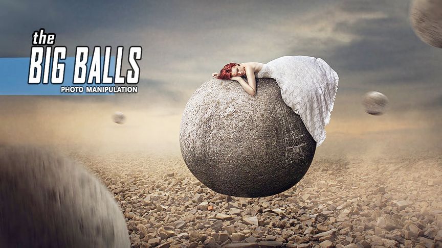 大球-PS图象处理软件操纵浮动效果的教程