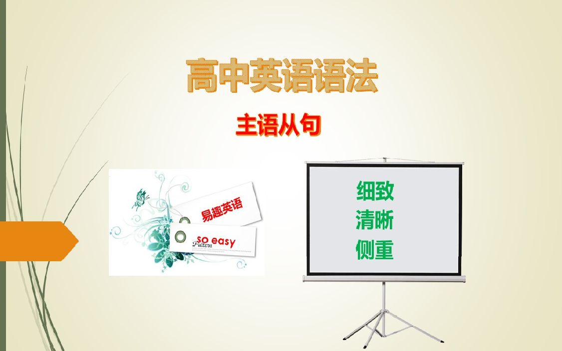 易趣英语 第4期 英语语法之 名词性从句 第二讲 主语从句