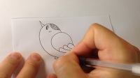 儿童简笔画系列.小鸟的画法
