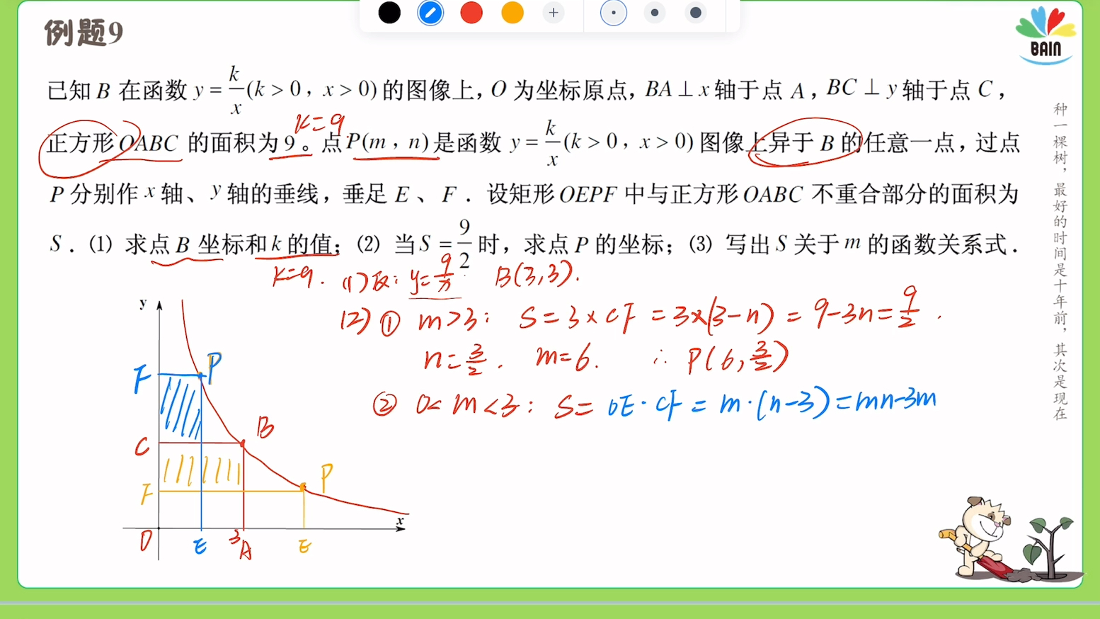 23•秋•8MA•第11讲•一次函数与反比例函数