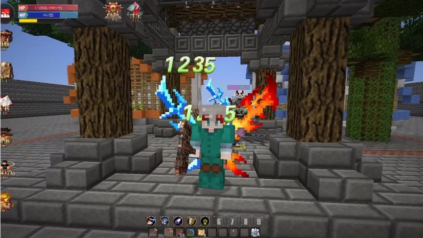 我的世界 《决战斗罗》服务器 打得过10万年魂兽了?(上)