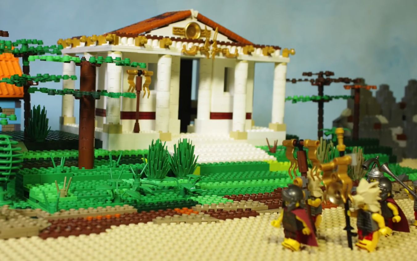 【定格动画】「乐高古典时代战争」用乐高再现公元前113年日耳曼...