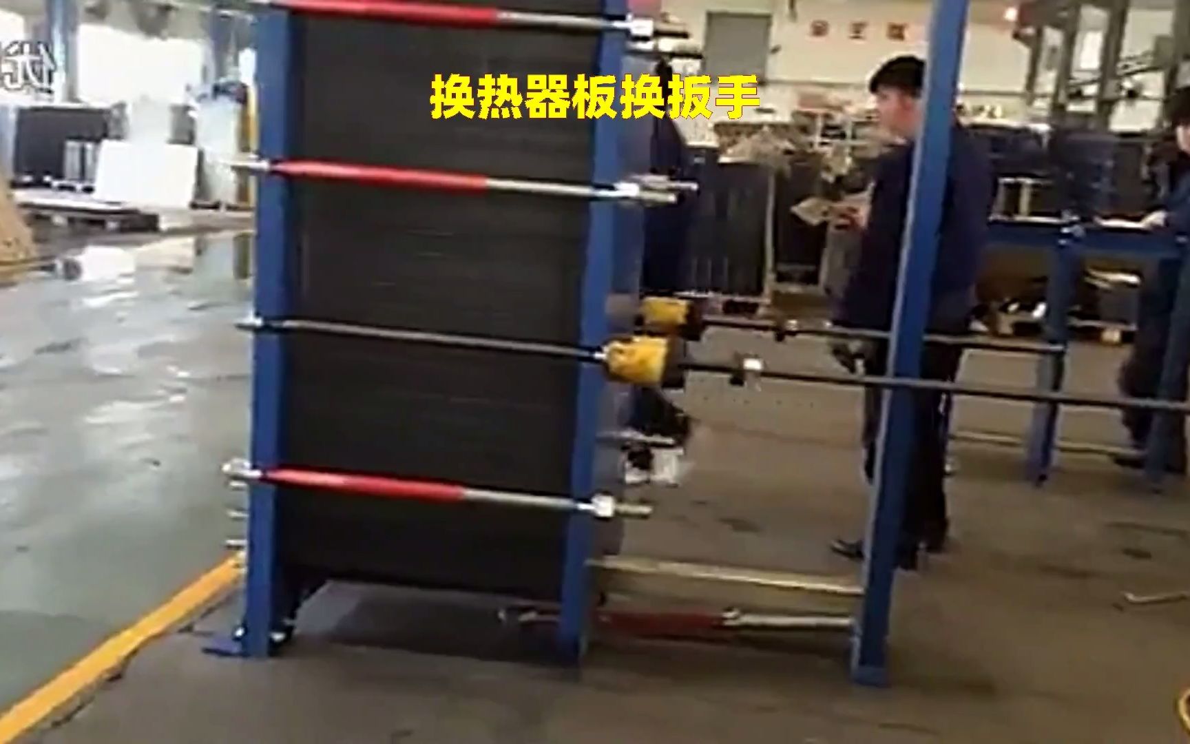 液压单双作用板式换热器 板框式换热器夹紧器 一拖四液压板换夹紧