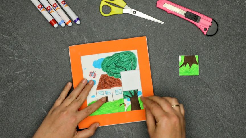 自制九宫格拼图!手工DIY九宫格拼图!快给自家小朋友做一个吧!