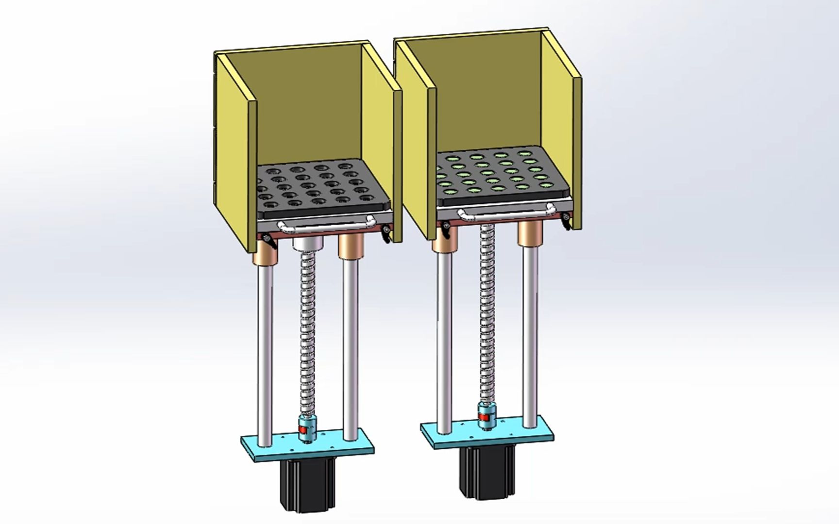 丝杆升降机料仓中的燕尾槽和直线轴承的应用,你见过吗?