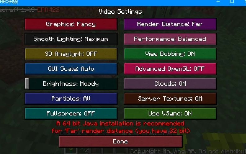 (我的世界)Minecraft ERROR422 灵异事件