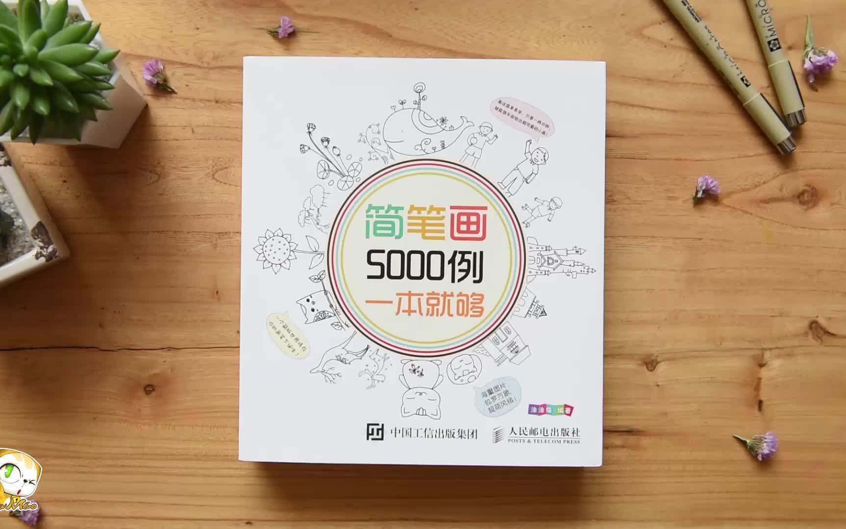 简笔画5000例 一本就够翻书视频