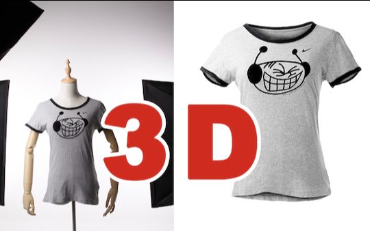 3D立体镂空服装拍摄大揭秘