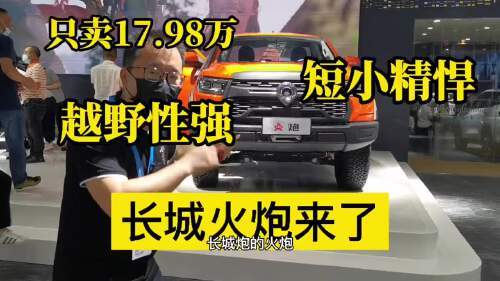 现在我们在长城炮展台大家看一下长城火炮!
