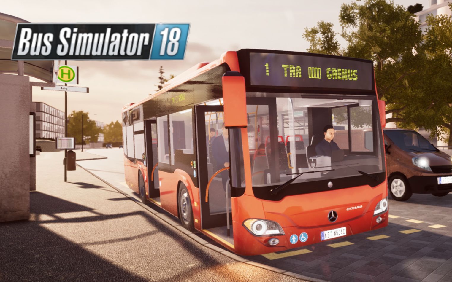 巴士模拟18 #4 延长公交线路一站 国定假日客流爆满 堵车晚点 | Bus ...