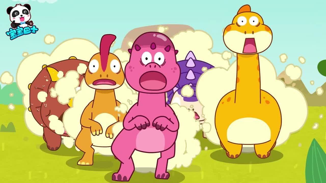 宝宝巴士启蒙音乐剧之恐龙世界-小朋友,你愿意和有点凶猛又有点.