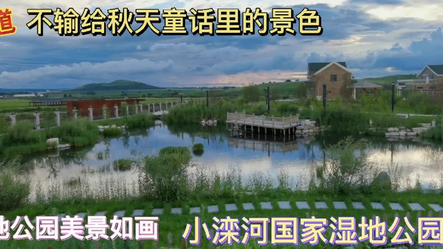 草原上的湿地公园美景如画看不够