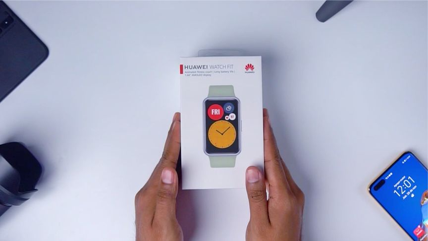 华为 Watch Fit开箱,方形的外观设计会有人喜欢吗?