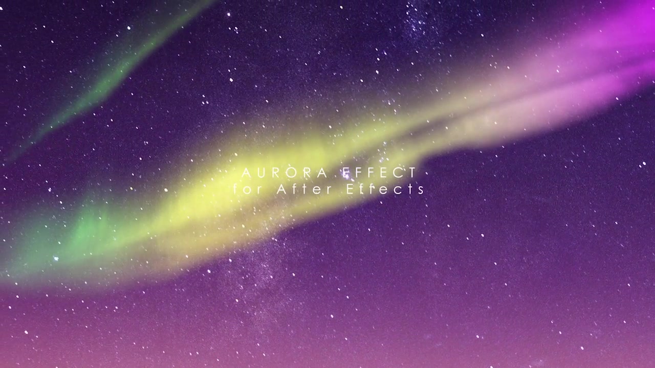 AE教程-制作北极光