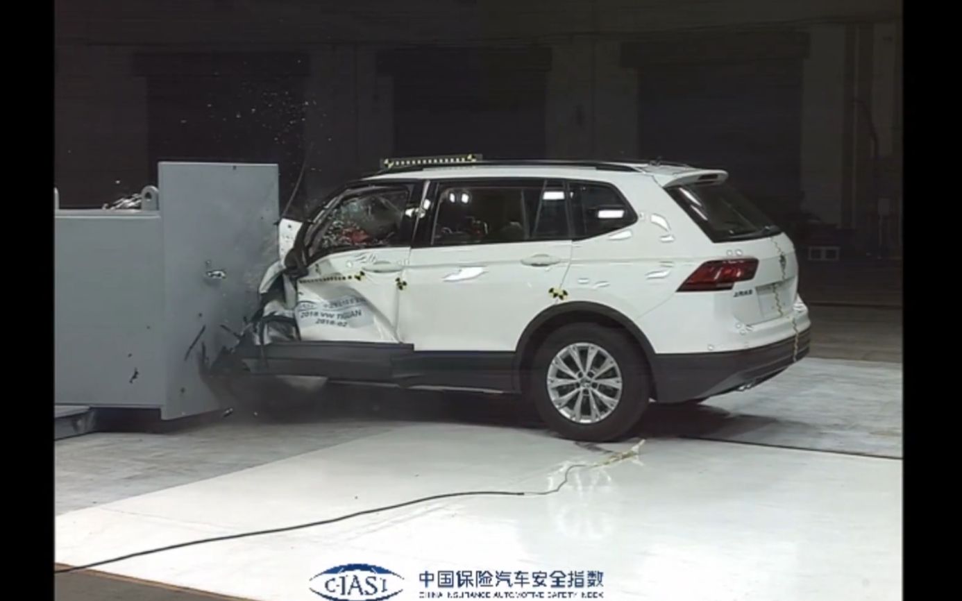 【汽车名场面】大众途观L中保研碰撞测试成绩大翻车,德系不再高级