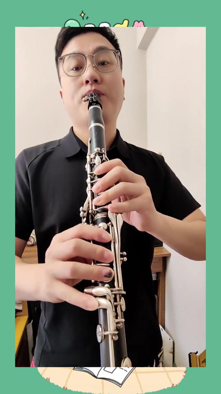 黑管中音si的指法单簧管高音区黑管中音7指法教程
