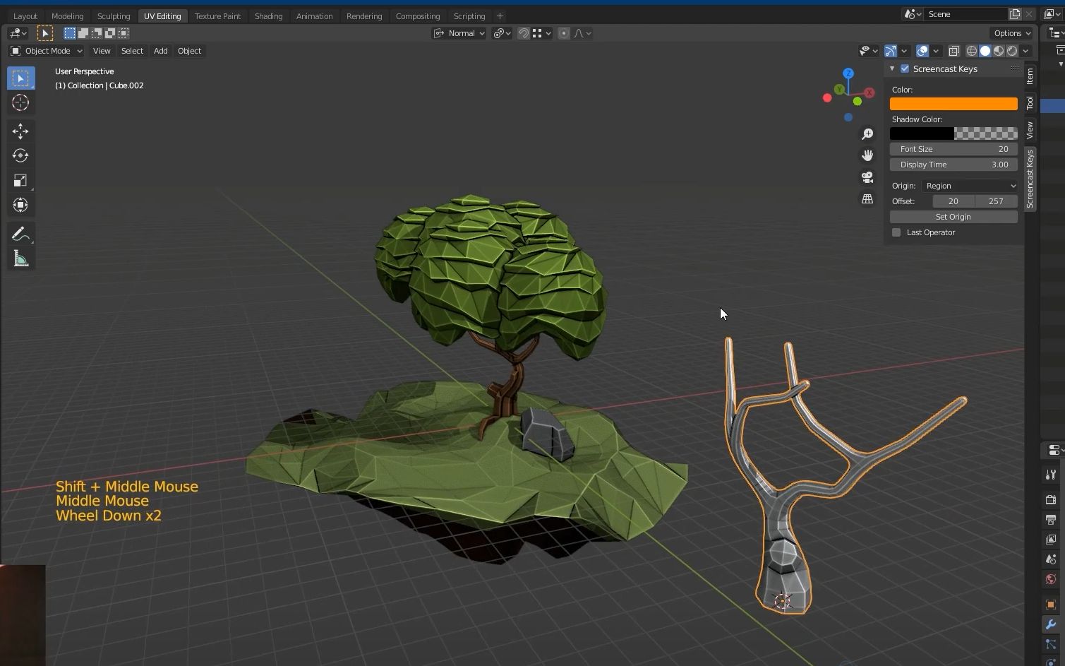 Blender_让我们在10分钟内完成树的建模!