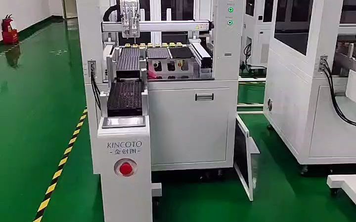 金创图自动托盘烧录机ic测试分选机非标ic烧录设备两托盘一自动送盘...