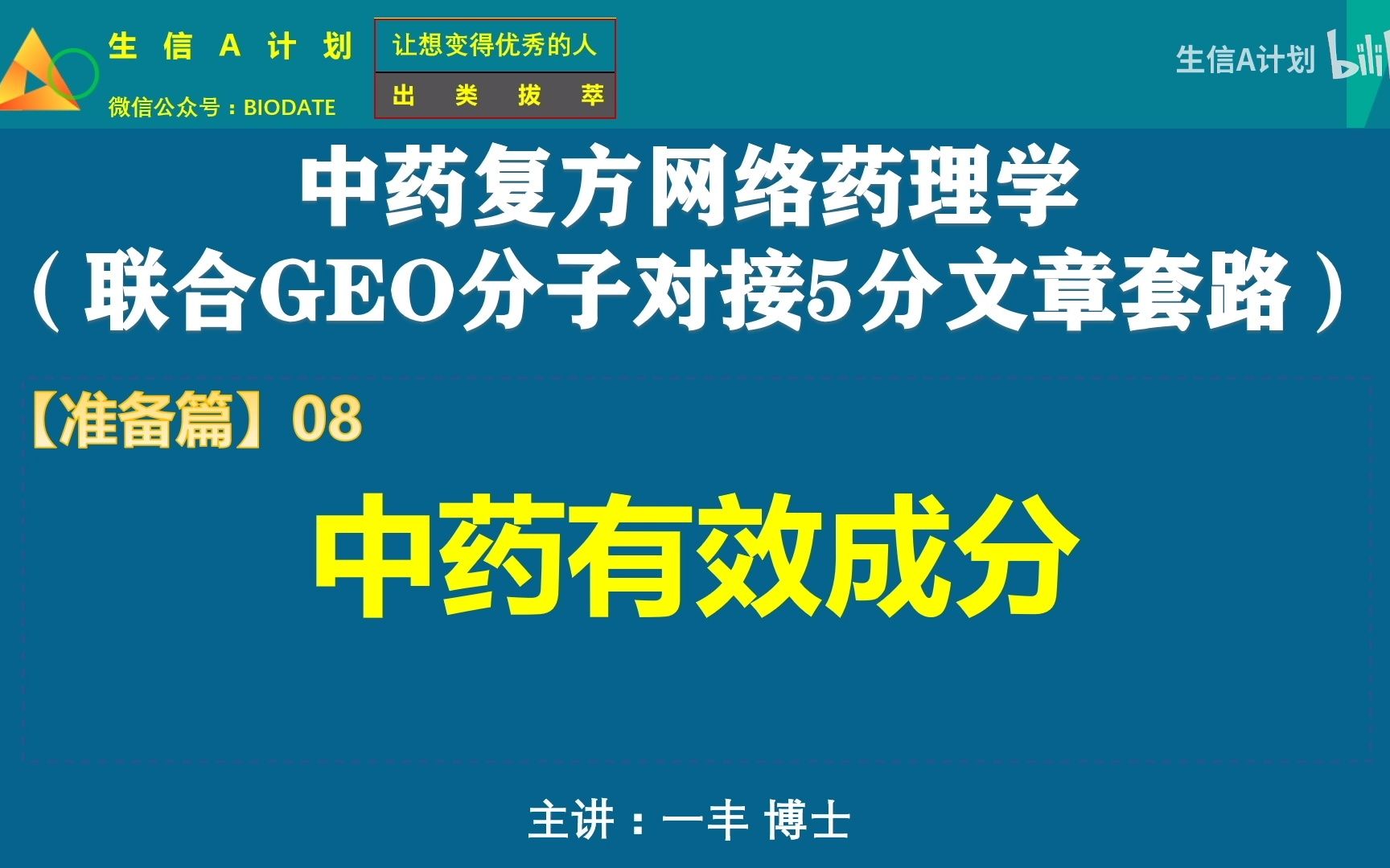 ...【中药复方网络药理学联合GEO分子对接5分文章套路 生信A计划】