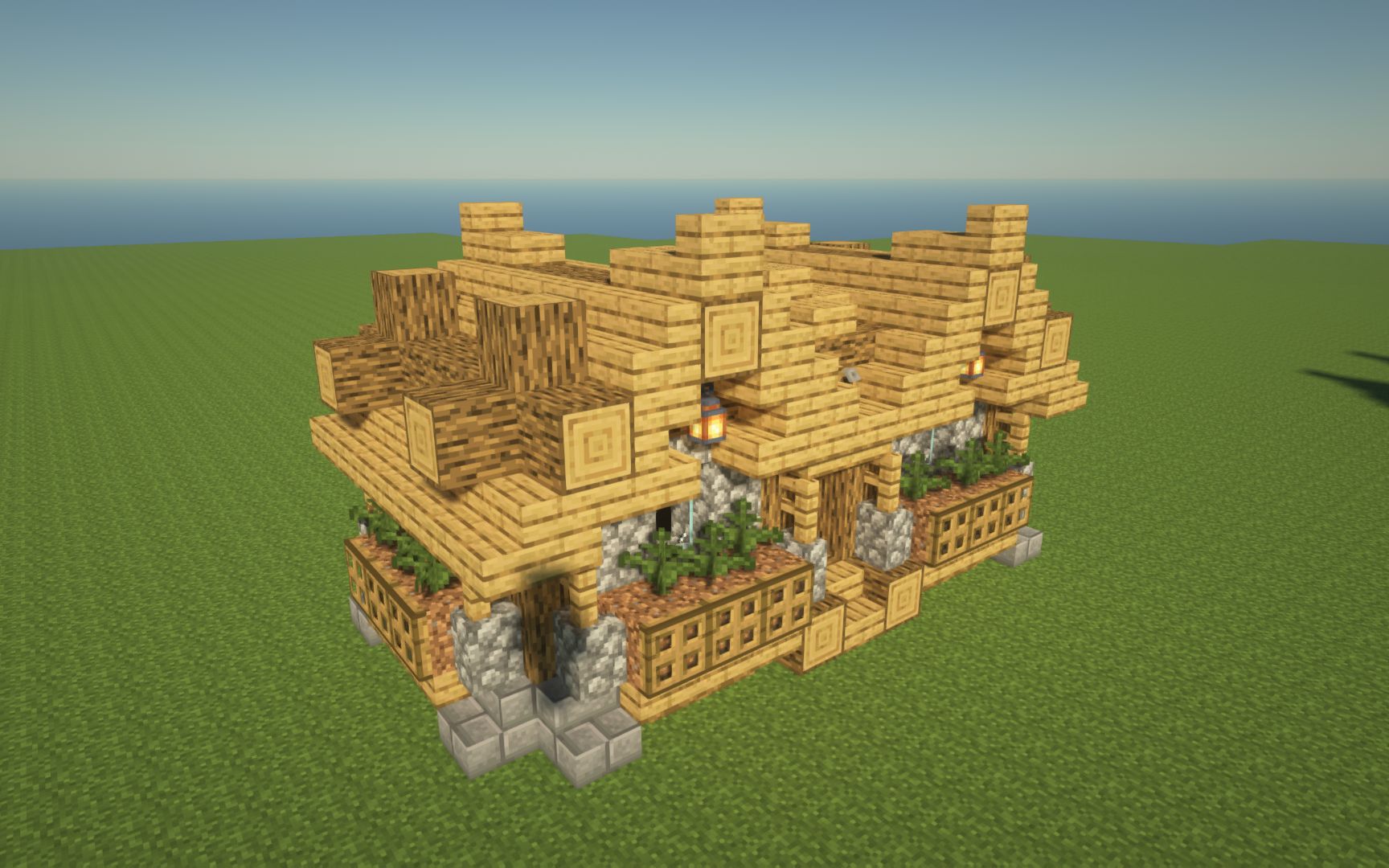 我的世界温馨小木屋建筑教程(版本1.14以上即可)