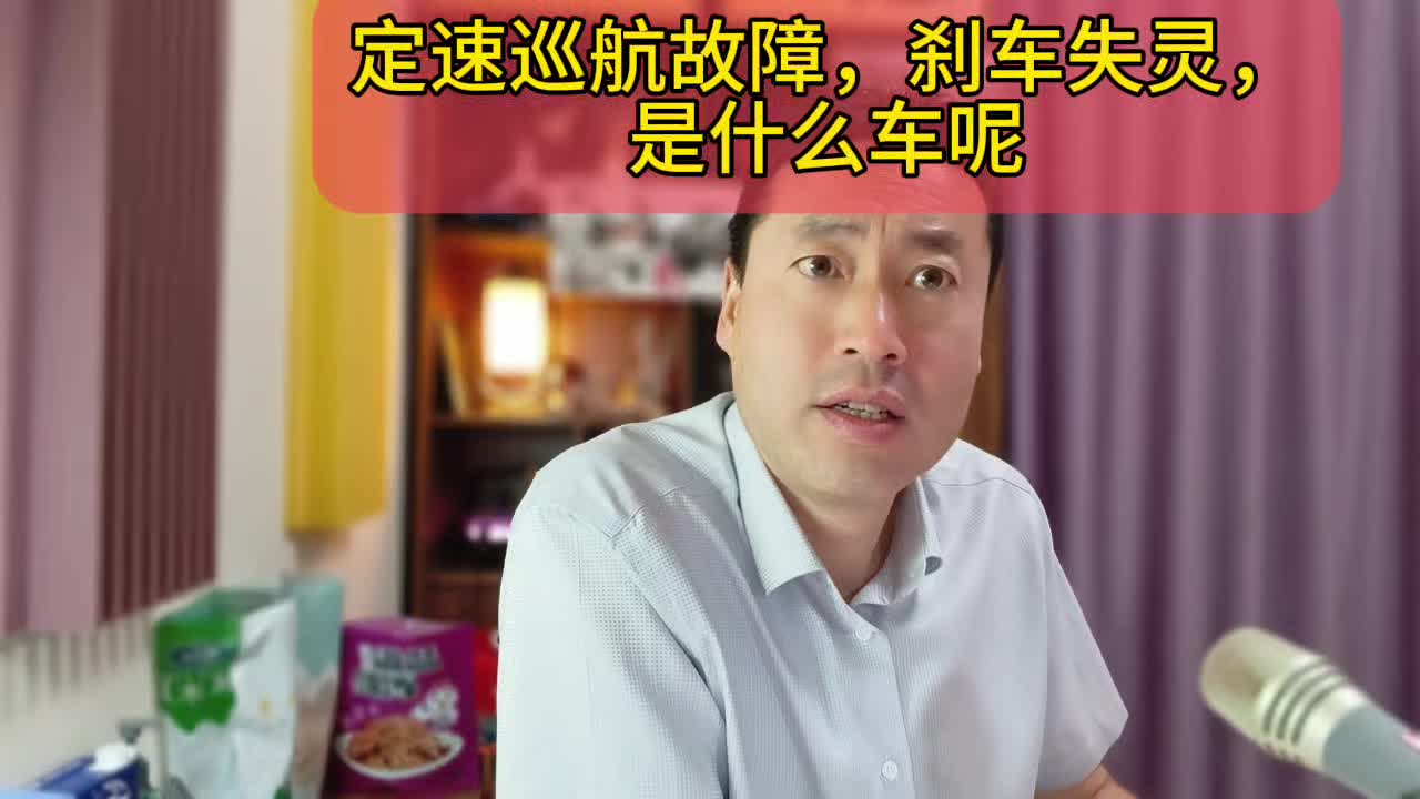 定速巡航故障刹车失灵的是什么车呢