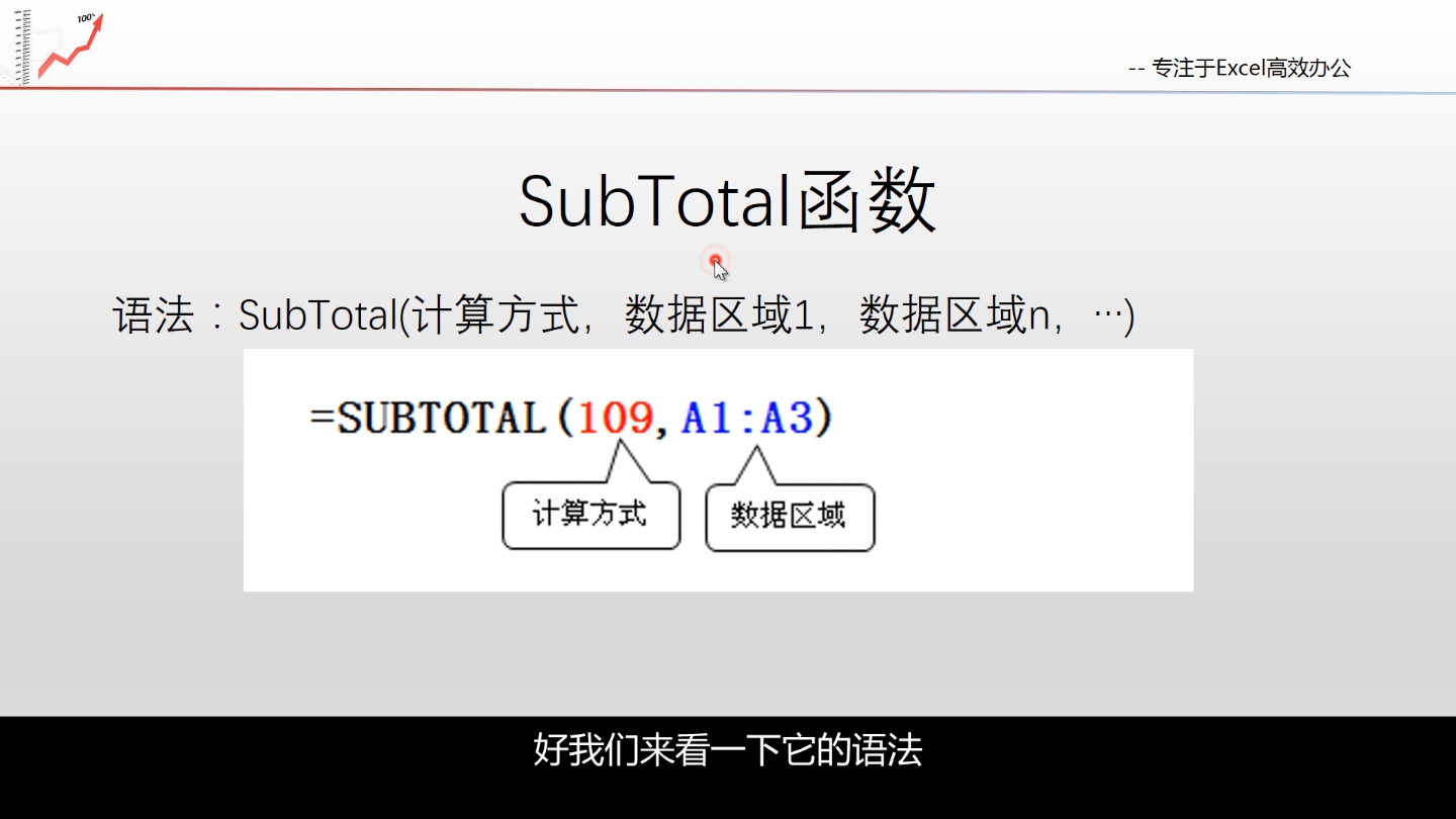 235 SubTotal函数应用:如何将隐藏行数据进行求和「Excel2016自学...