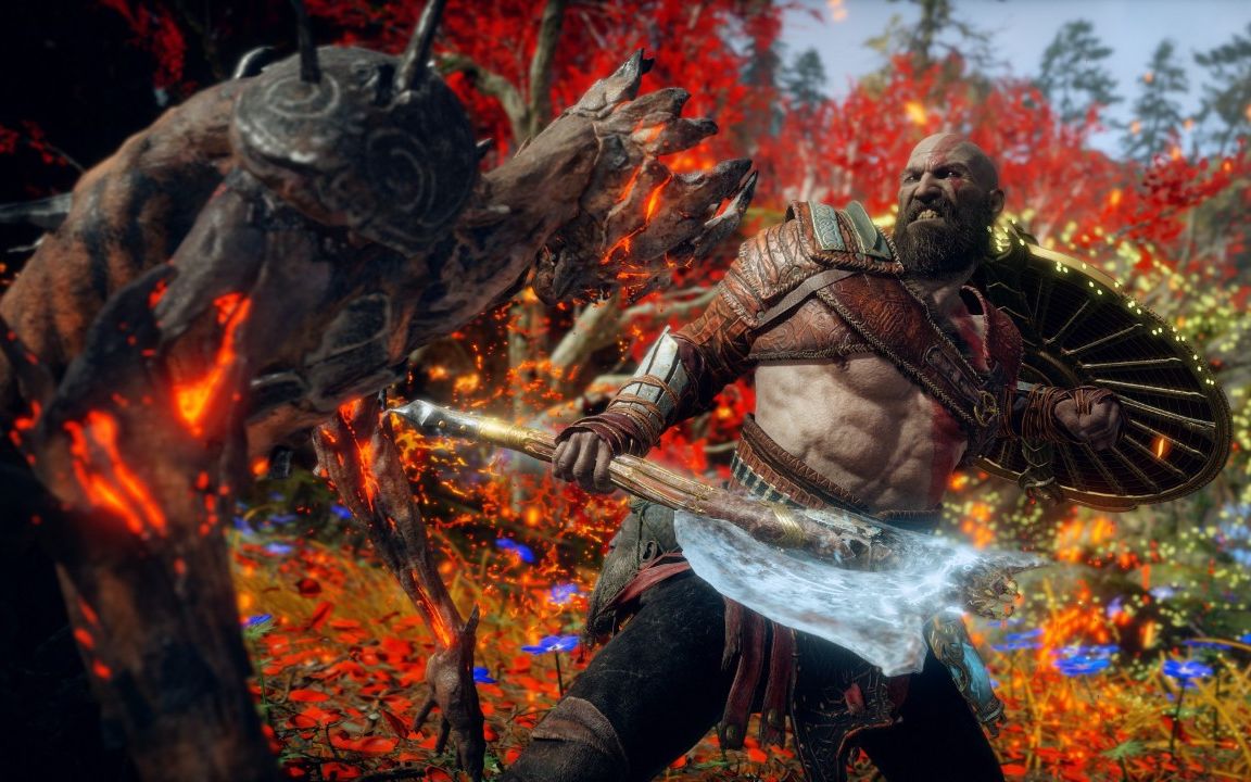 《战神4》PC版1060 6gb显存推荐设置-帧数画质共存-燃爆爽!_战神