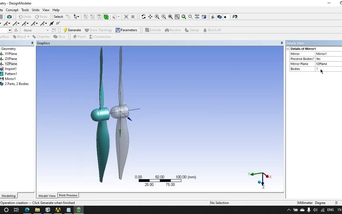 CFD on Propeller Fan in Ansys Workbench Fluent