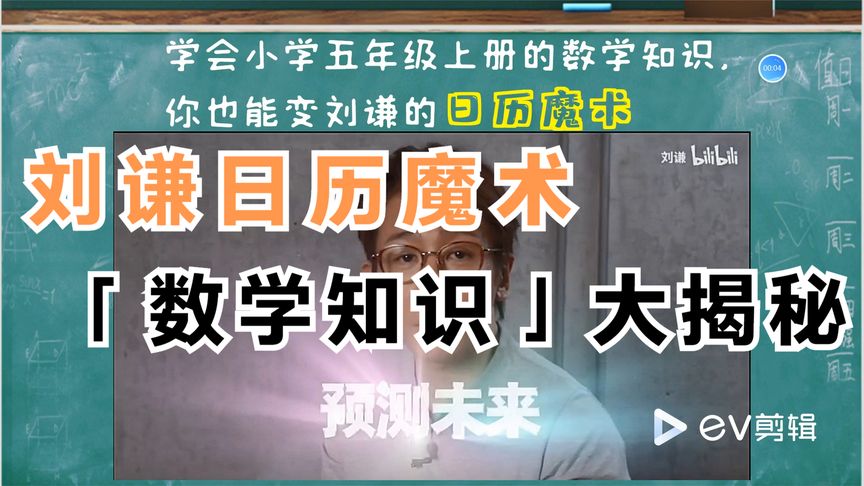 刘谦日历魔术中的数学知识大揭秘:字母表示数
