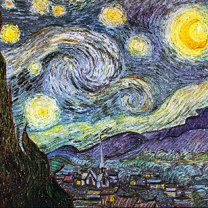 星空月明夜幽 