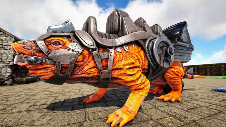 方舟生存进化:憨憨部落 27 这难道就是传说中的无敌风火轮