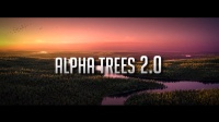 Blender插件|Alpha Trees Pro 2.1.3 快速渲染生成树木森林工具