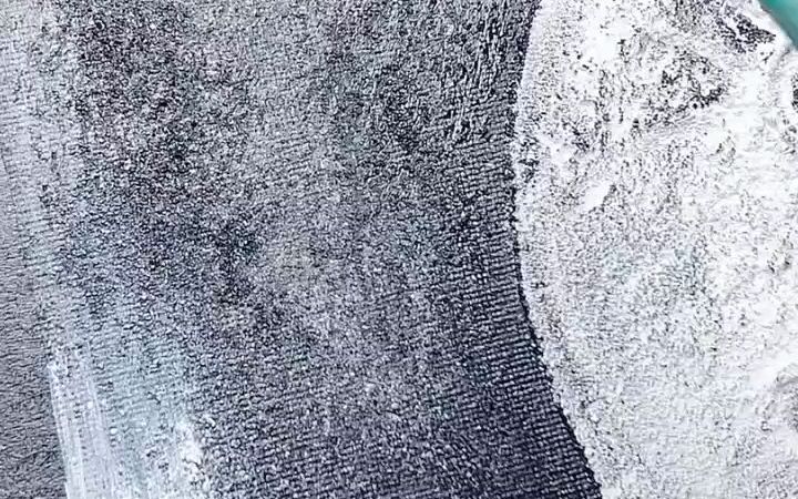 【油漆画】下次试试用脚画?#肌理画#画画#石英砂