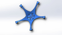 solidworks建模32:一个蓝色的卡扣式汽车用轮毂罩的建模