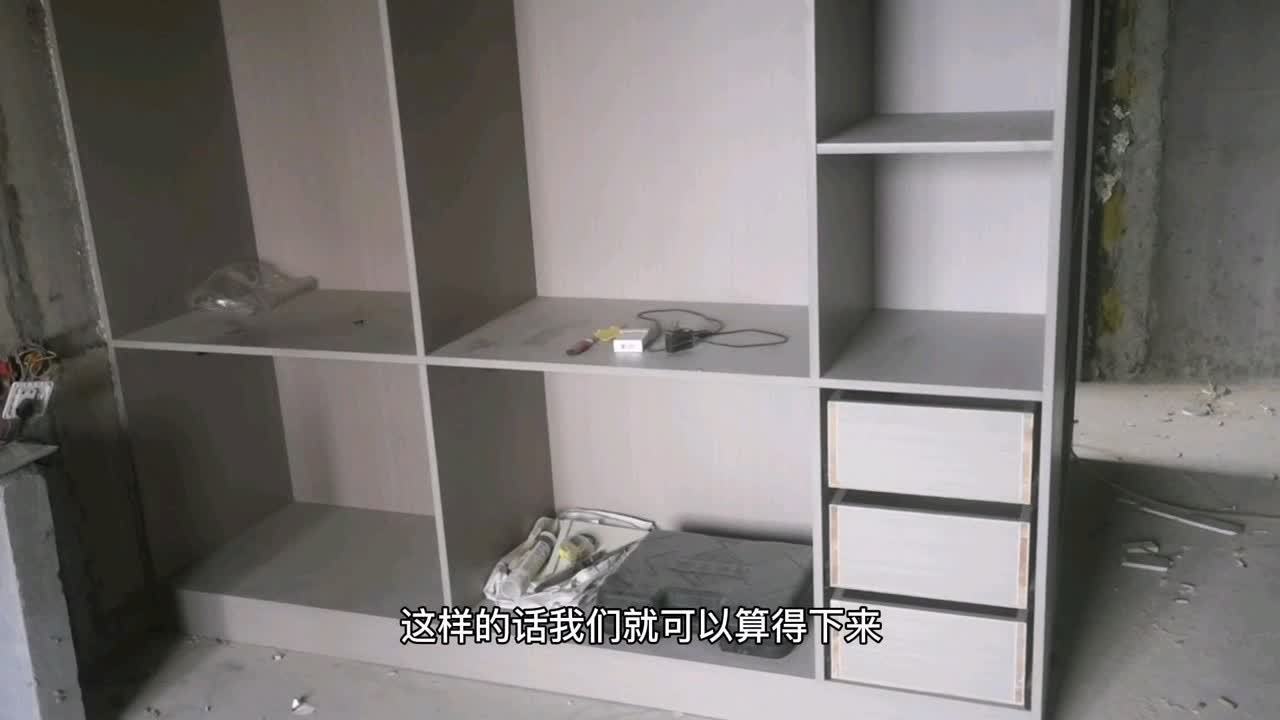 现场制作大衣柜需要多少钱?师傅算.