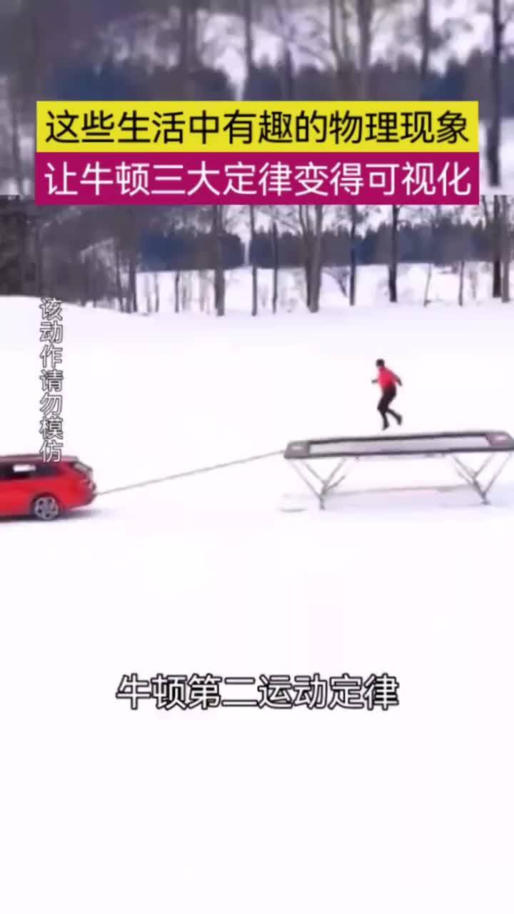 科普:牛顿三大定律的可视化