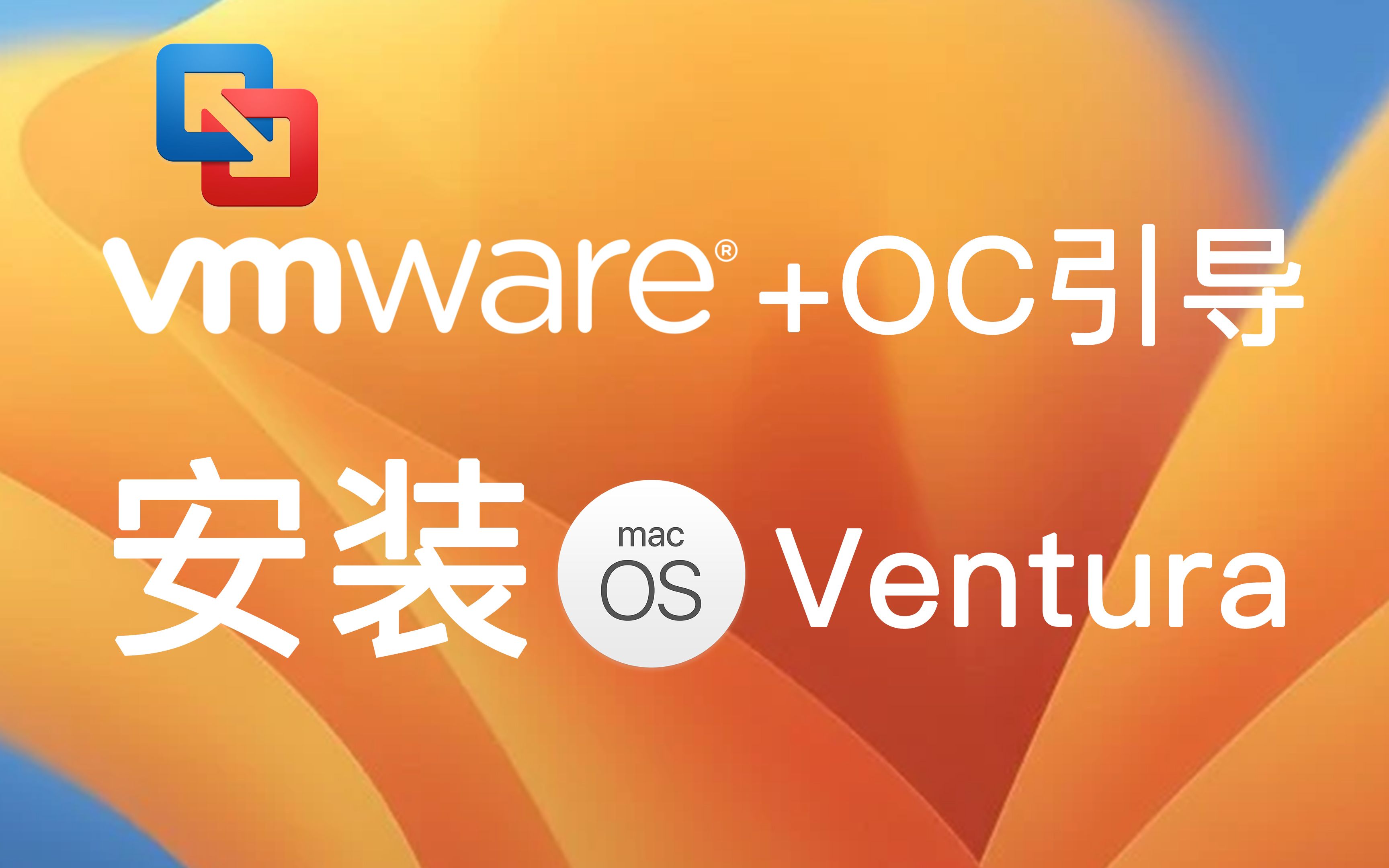 vmware虚拟机能使用OC引导安装macOS Ventura系统吗?