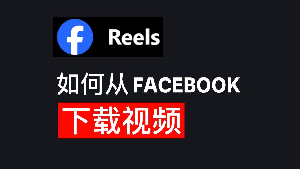 如何从 Facebook 下载视频