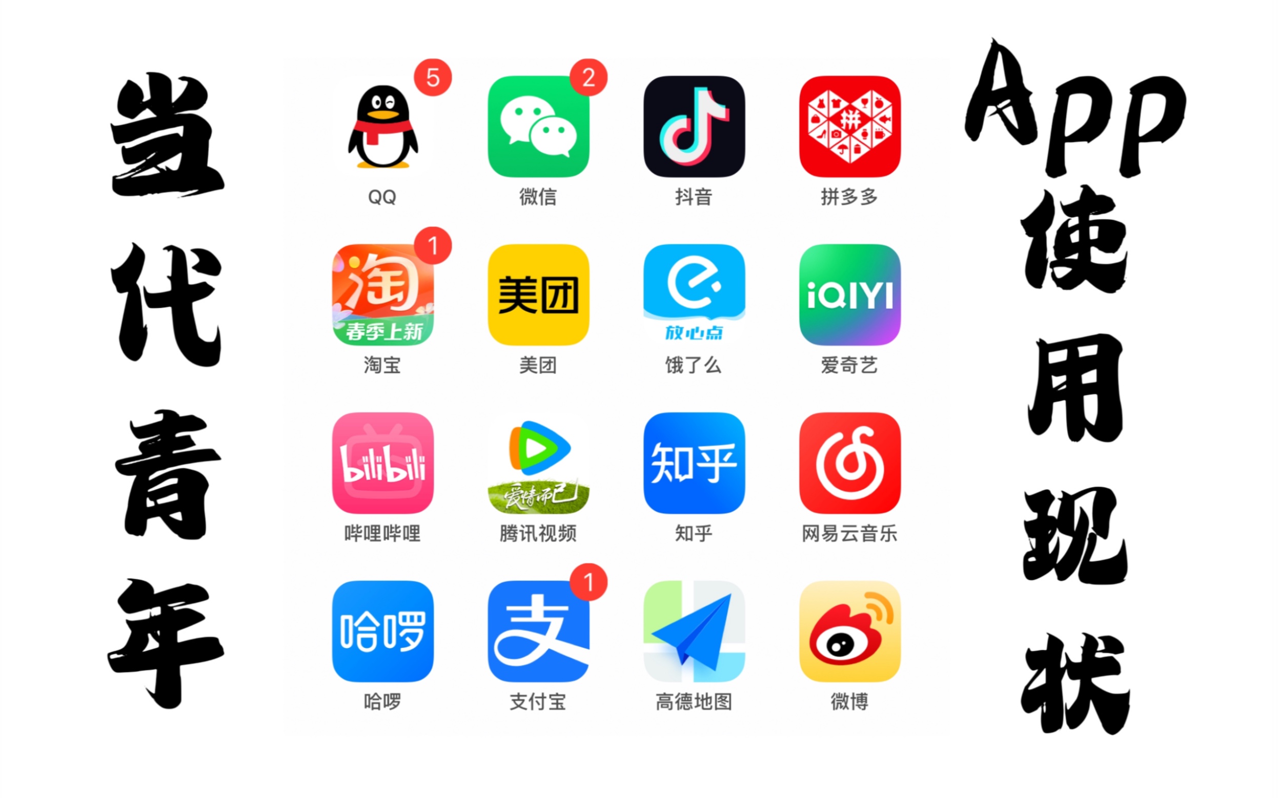 当代年轻人app使用现状,你中招没?