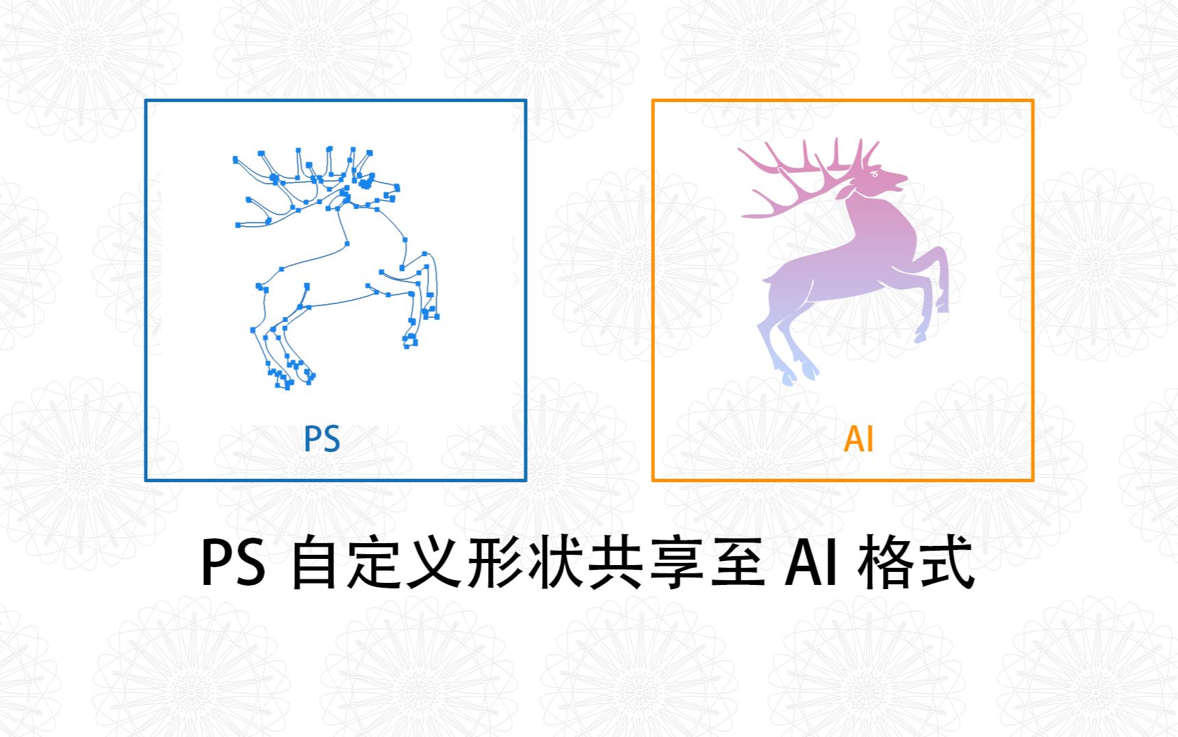 PS路径转入AI终稿