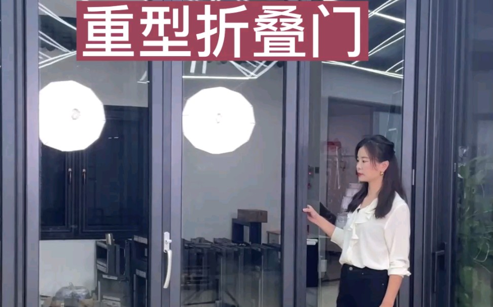 给大家接受一款重型折叠门!高端大气上档次!